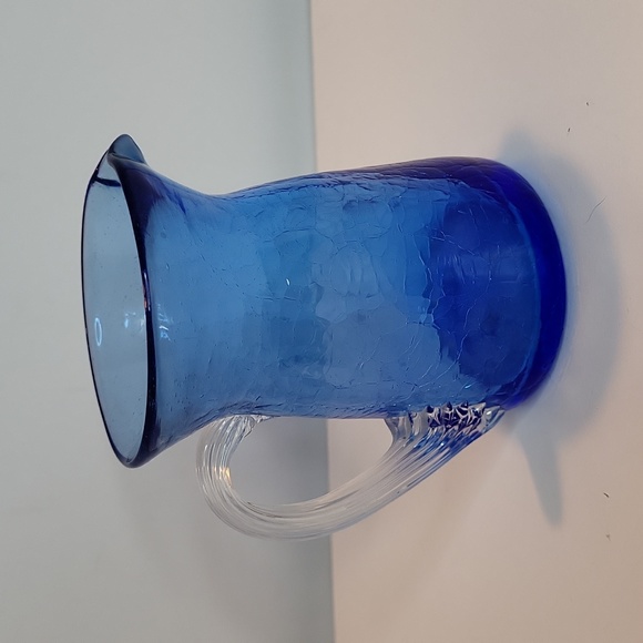 Pilgrim Glass | Accents | Vintage Pilgrim Blue Crackle Glass Mini ...
